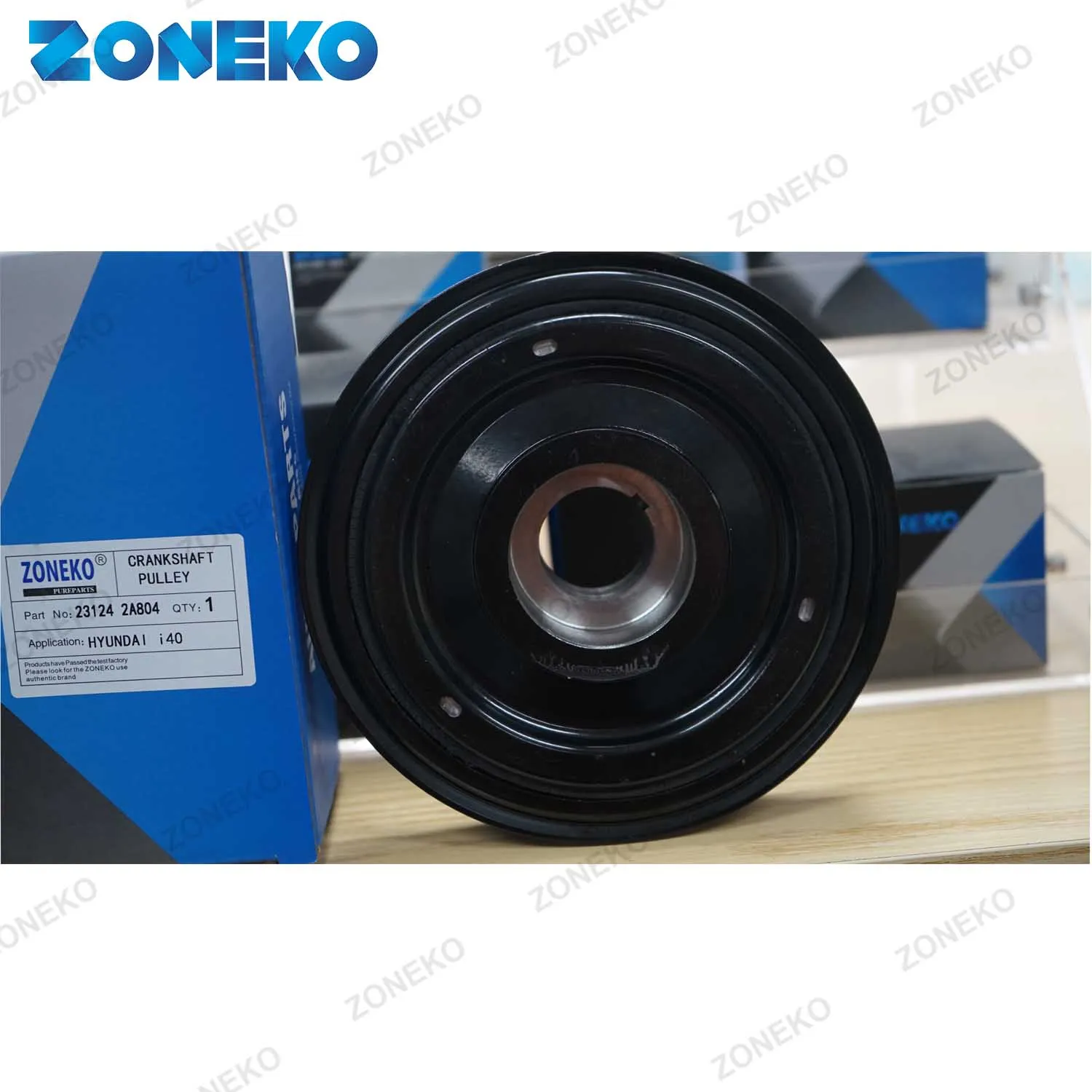 ZONEKO 23124-2A801 Crankshaft Pulley for Hyundai & Kia