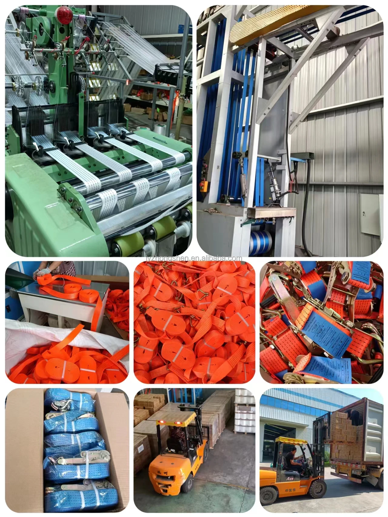 Ratchet Belt Cintas Catraca Cargo Lashing Strap 50mm 5ton