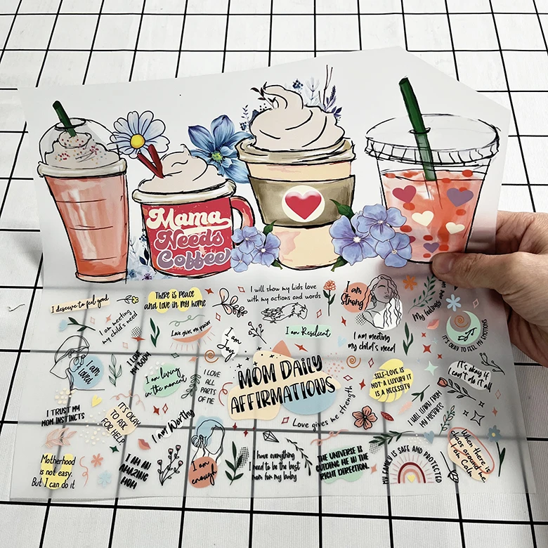 Custom Design Dtf Iron On T-shirt Dft Transfers Heat Press Printing ...