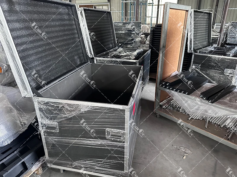 Aluminum LED Video Wall Truss Ground Support Stack System