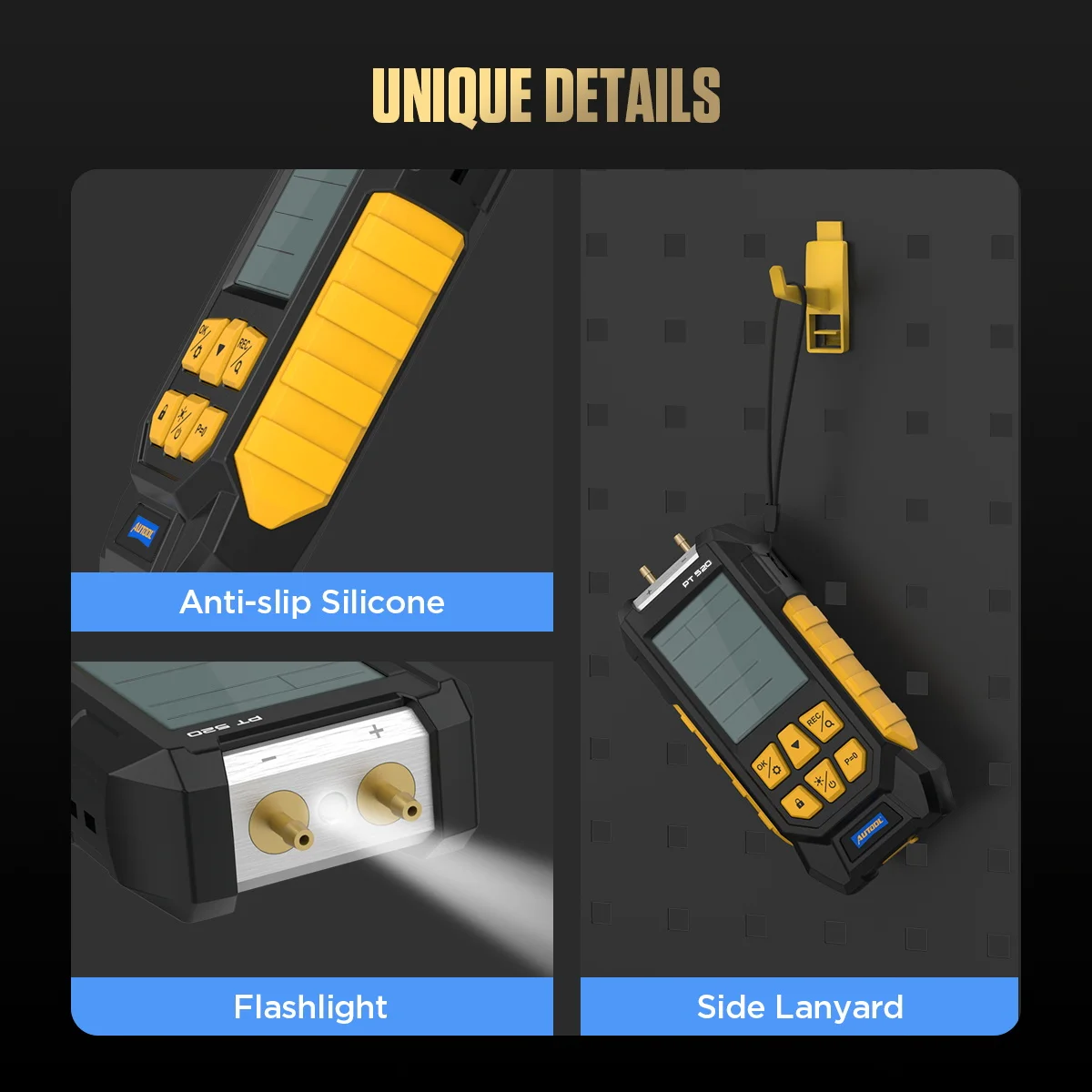 AUTOOL PT520 Digital Gauge Manometer - Precision & Durability