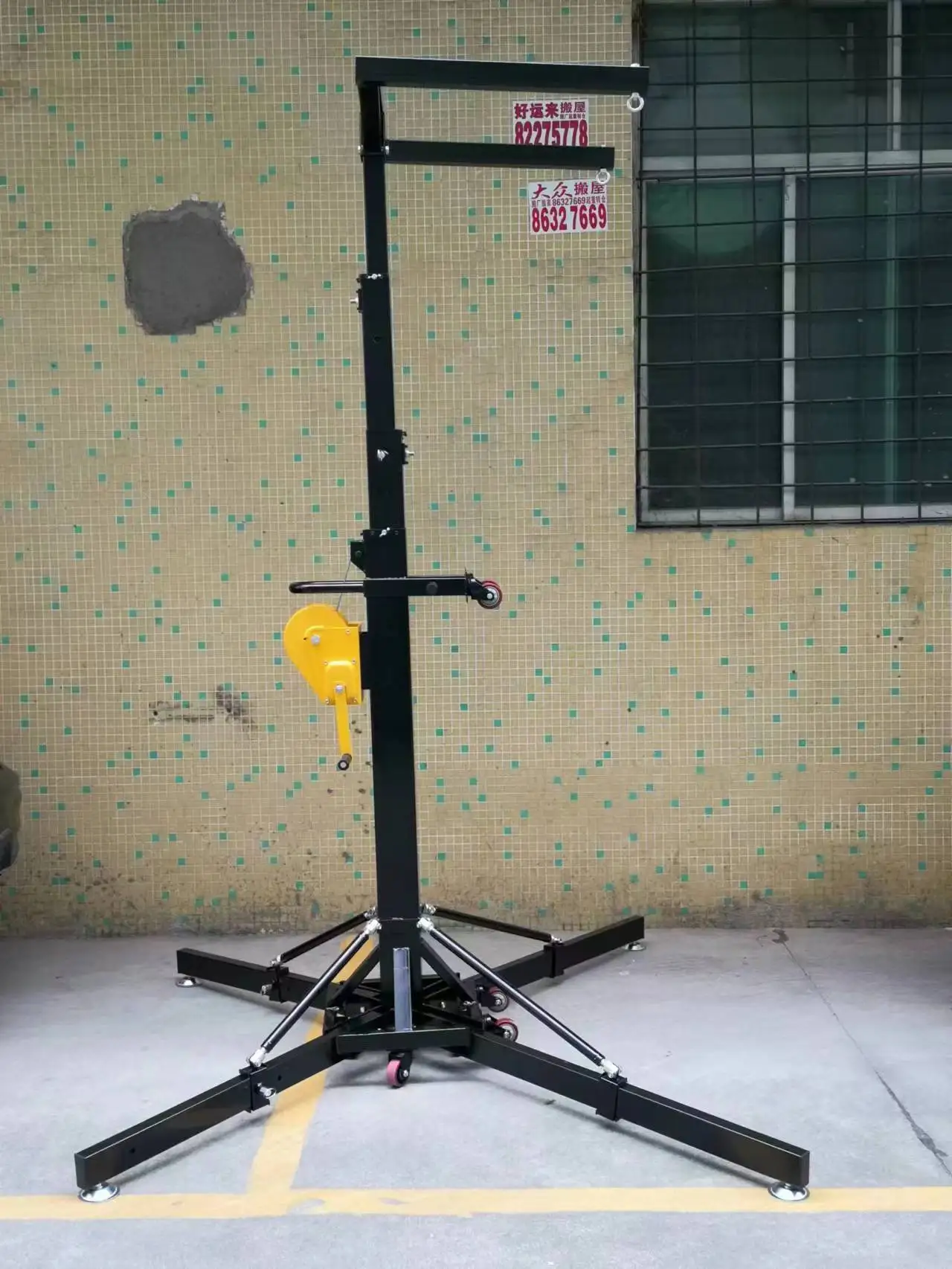 6m Speaker Lifting Tower ,Heavy Duty Crank Speaker ,Lifting Stand ...
