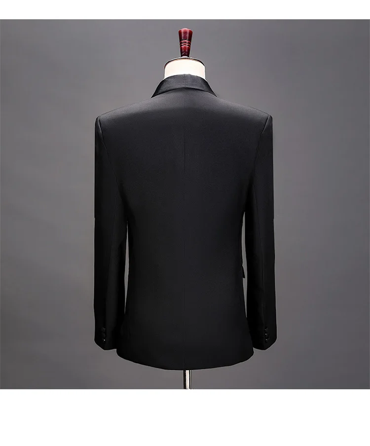 Black White Performance Suit Host Suit Stage Speech Performance ...