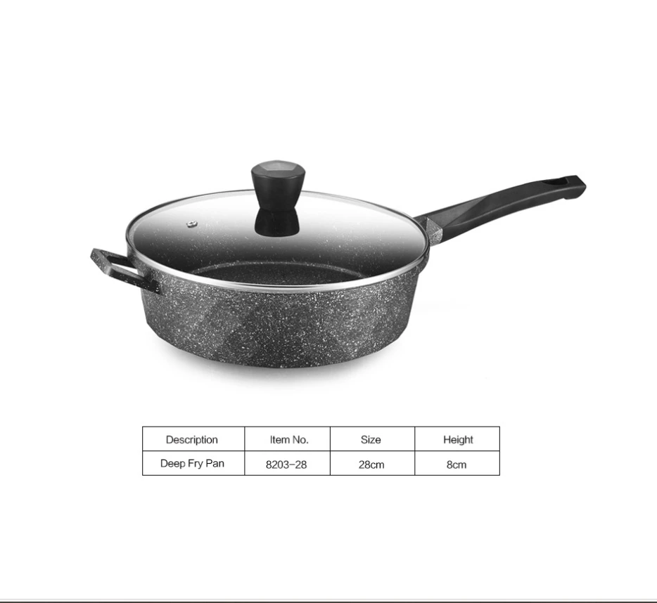 Nonstick Eco-friendly Aluminum Cookware Set With Glass Covers, 12 ...