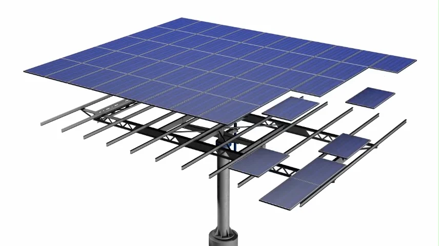 Dual Axis Solar Tracker Pv Tracking System 2 2kw Smart Tracker Power