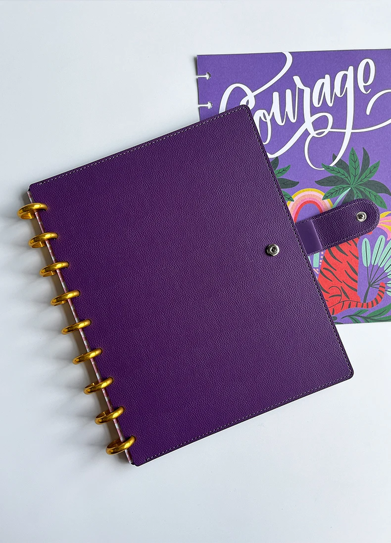 Customized Pu Leather Hardcover Diary 2023 Custom Logo Hp Classic ...