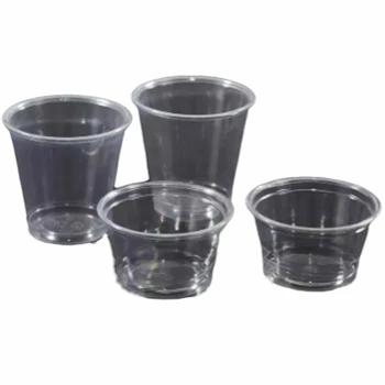 Wholesale Clear Round Pp Disposable Sauce Cup Plastic Cups Dipping ...