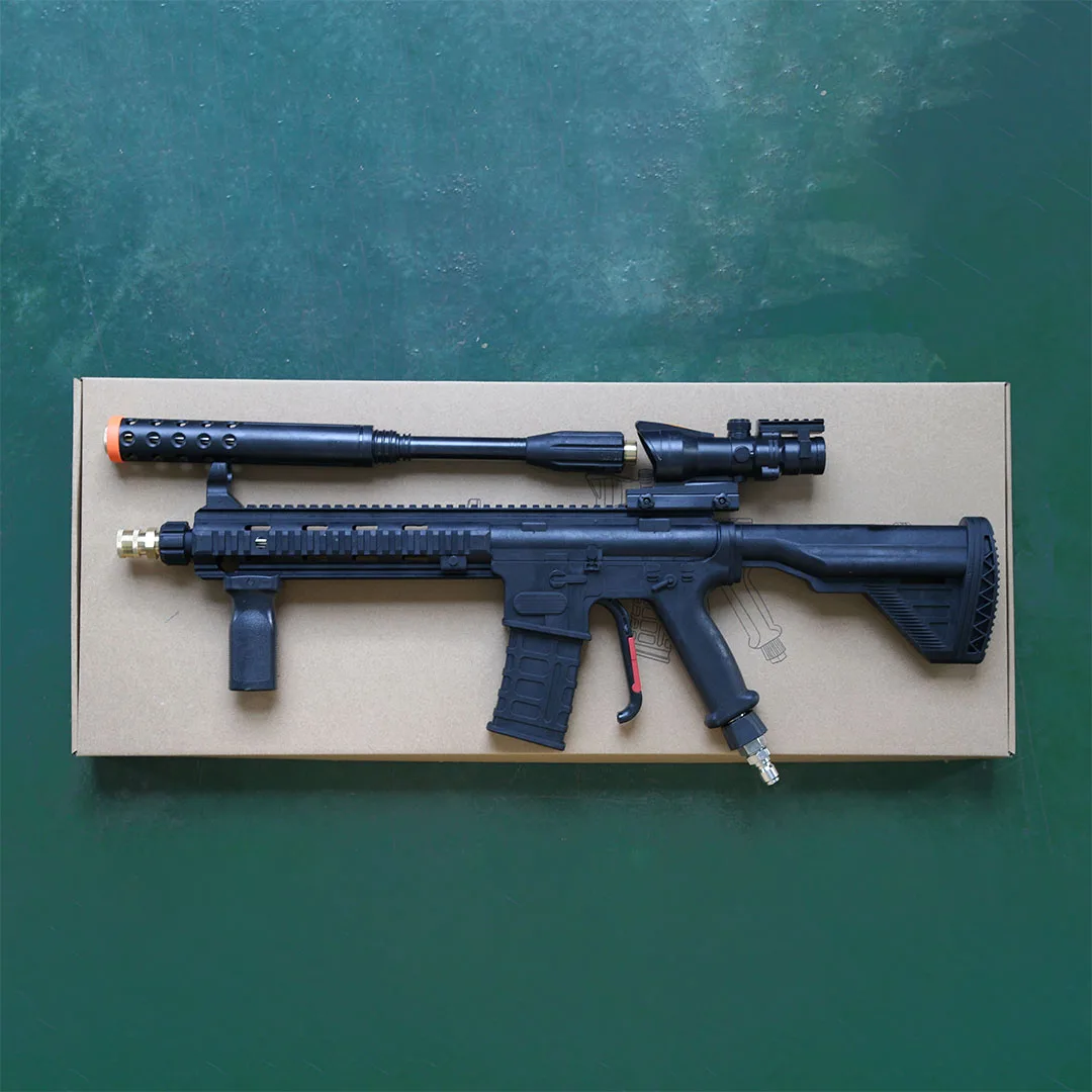 M416 High Pressure Water Gun 350bar Commercial Grade 5000 Psi / 10.5 Gpm Car Wash,3/8" Swivel Qc ...