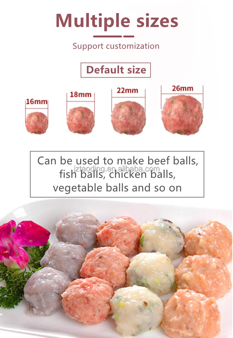 Commercial Fish Ball Machine Stuffed Meat Ball Maker Stainless Steel ...