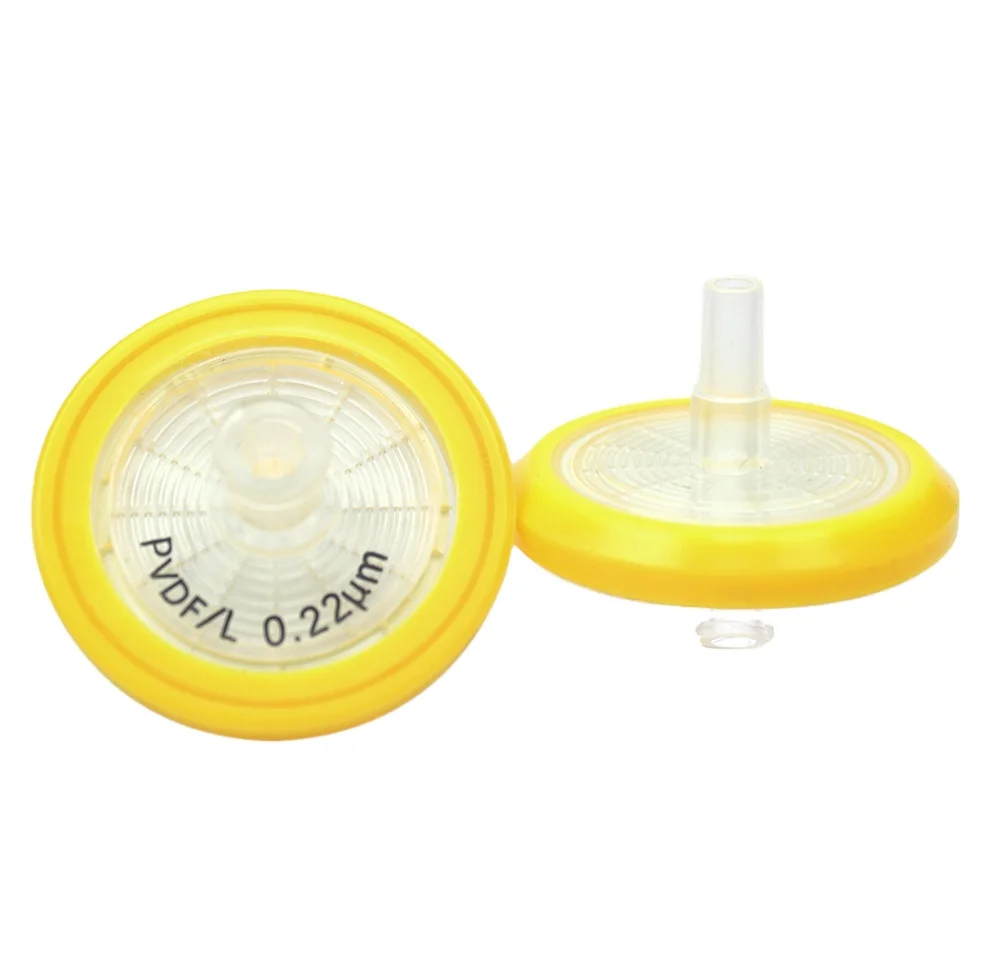 Disposable Hydrophilic PVDF Syringe Filter For Lab Use| Alibaba.com