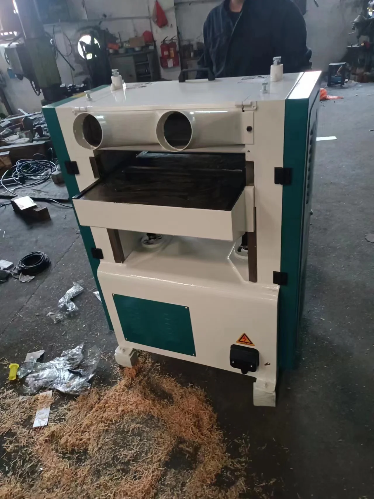 Mb108 Wood Planer Spiral Knife Conveyor Belt Planer Heavy-duty Single ...