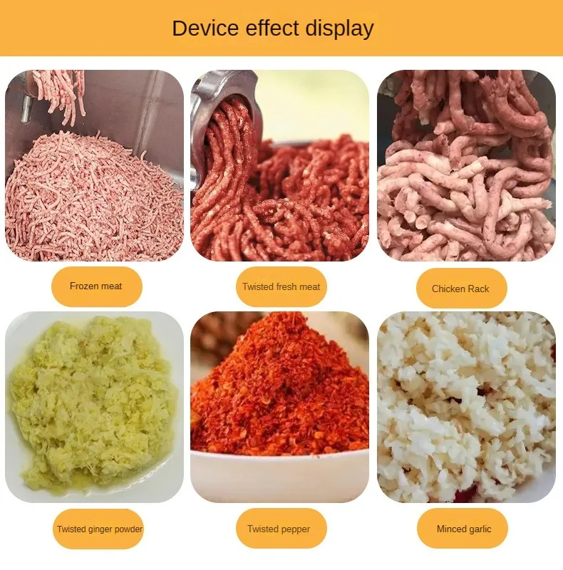 Frozen Meat Mincer/electric Meat Mincer/industrial Meat Shredder - Buy ...