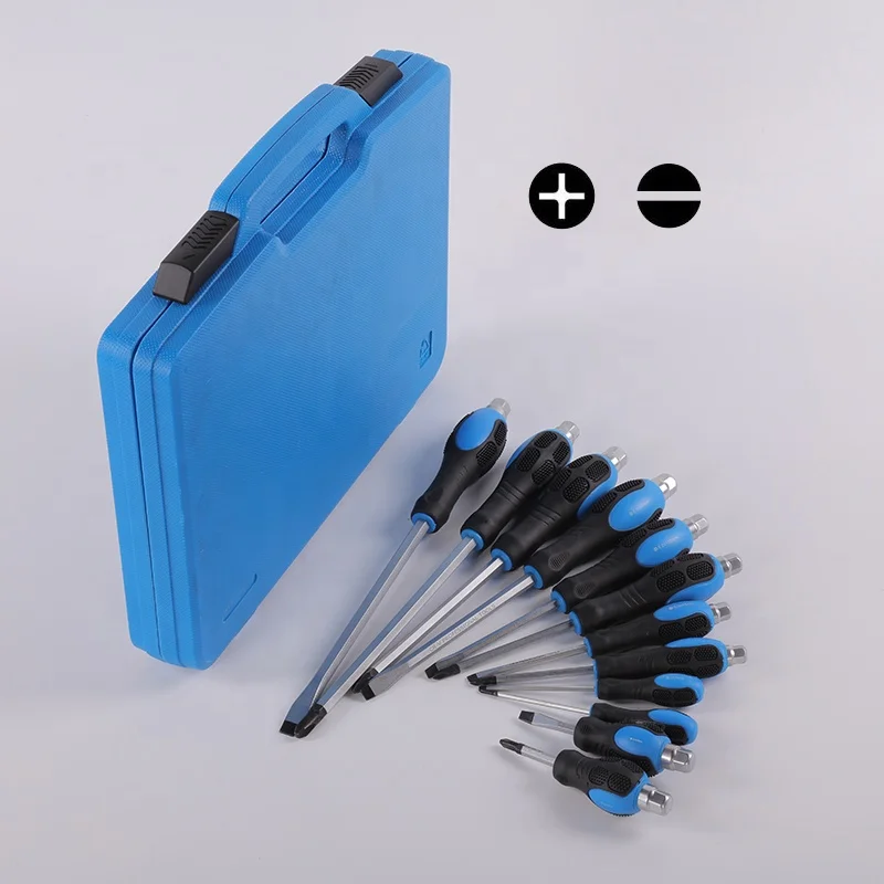 Viktec Magnetic Screwdriver Set Best 6 Phillips And 6 Flat Head Tips ...