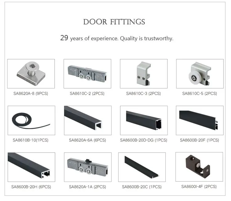 Hdsafe Fluted Glass Sliding Door Modern Glass Shower Door Bedroom ...