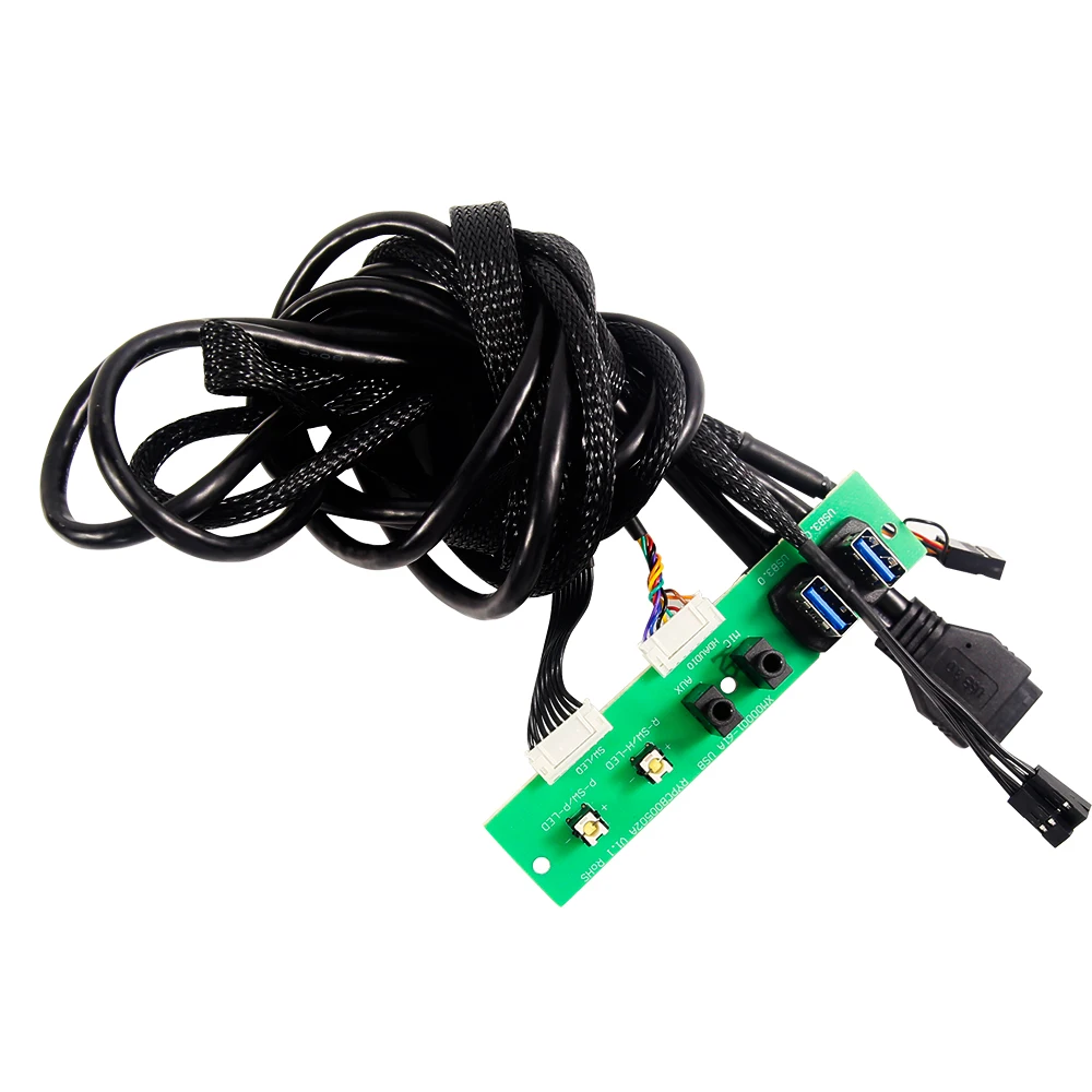 Computer Case Front Panel Motherboard Connection Cable Dual Usb3.0 Port ...