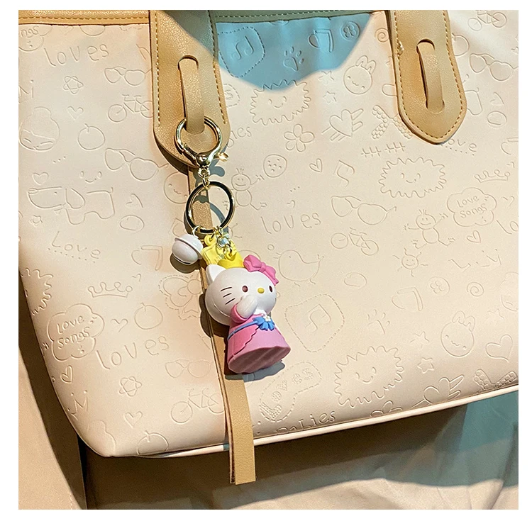 Hello Kitty Change Diary Keychain Hello Kitty Doll Keychains Pendant ...