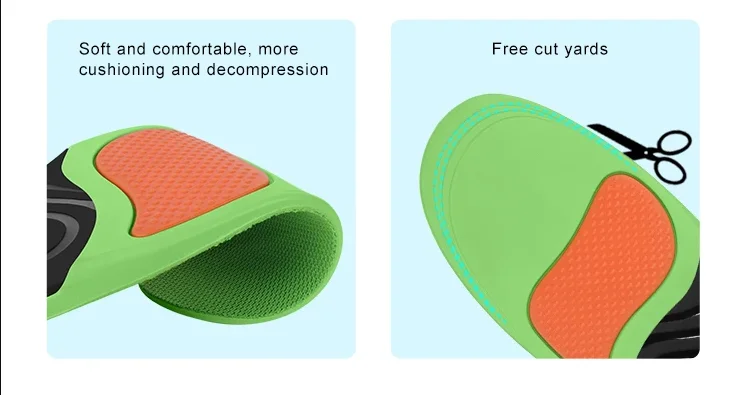 Orthotic Insoles with Arch Support - Customizable Comfort