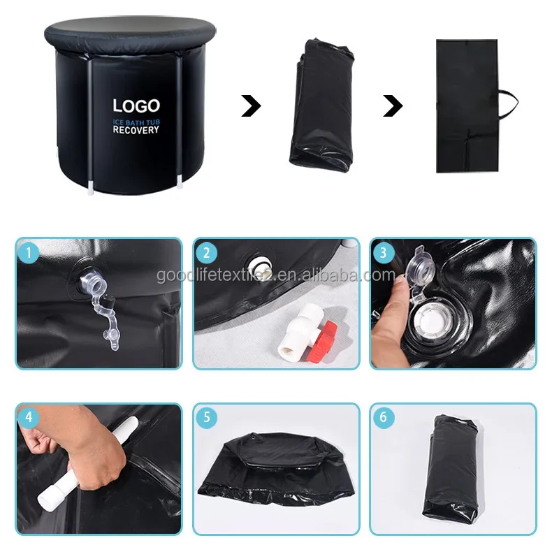 Outdoor Ice Bath Tub - Foldable & Inflatable Recovery Therapy