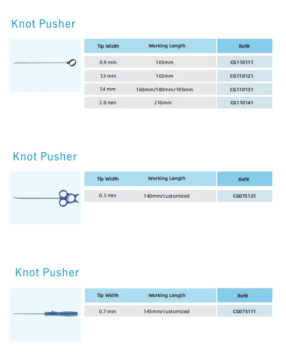 Arthroscopic Knot Pusher - Orthopedic Instrument for Shoulder Surgery