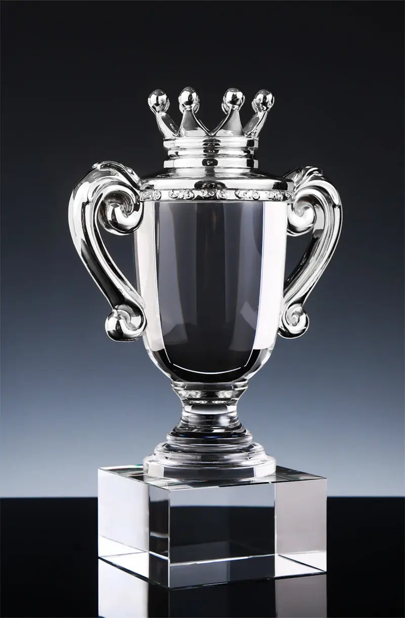 ADL New Design Elegant Metal Crystal Crown Trophy Awards