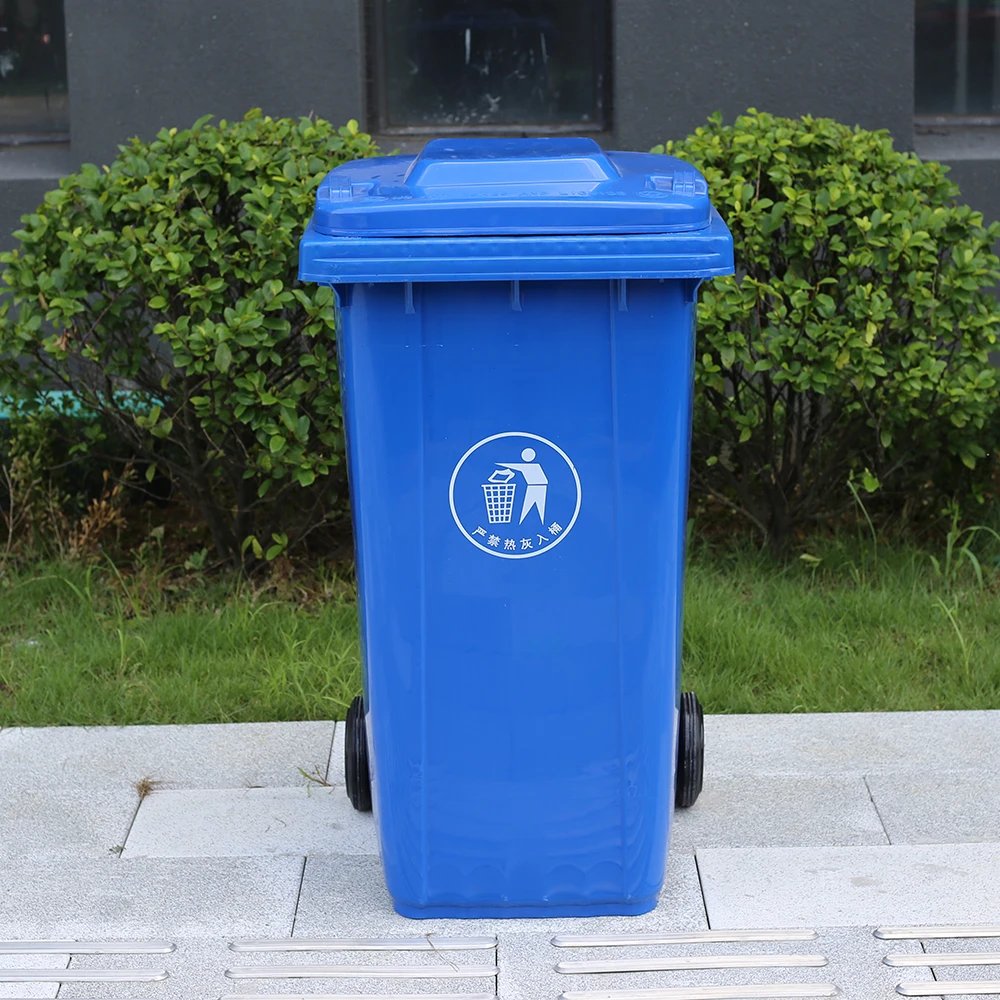 360L Outdoor Plastic Garbage Container - Durable & Sustainable