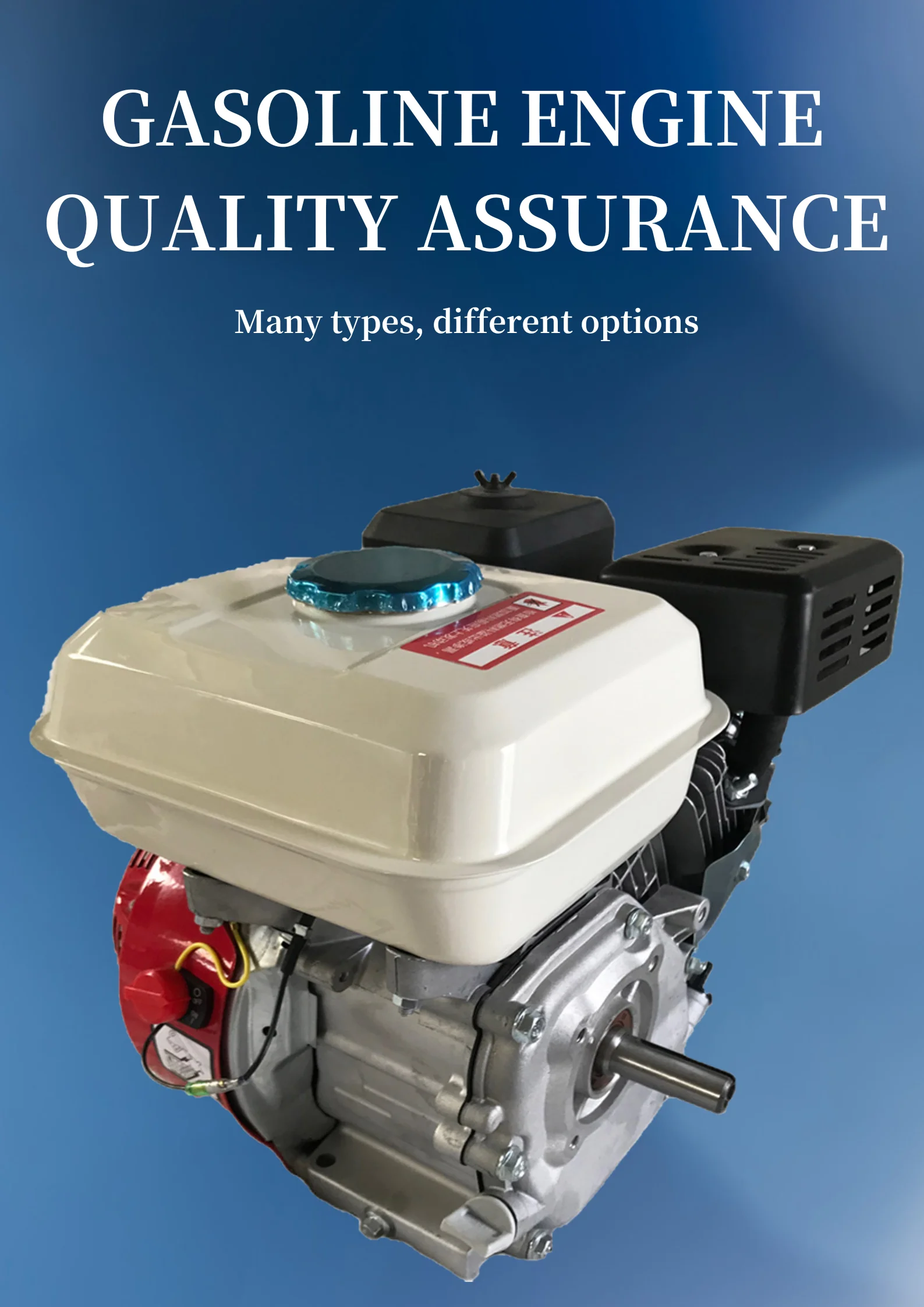 GX160 GX390 Air-cooled Single Cylinder Machinery Engines OHV Gasoline 4 ...