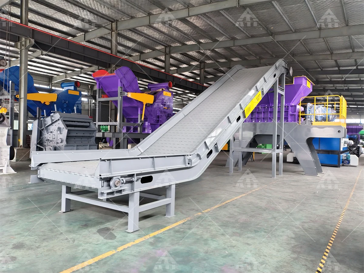 Aluminum Scrap Refrigerator Gearbox Housings Shredder Machine Line Car ...