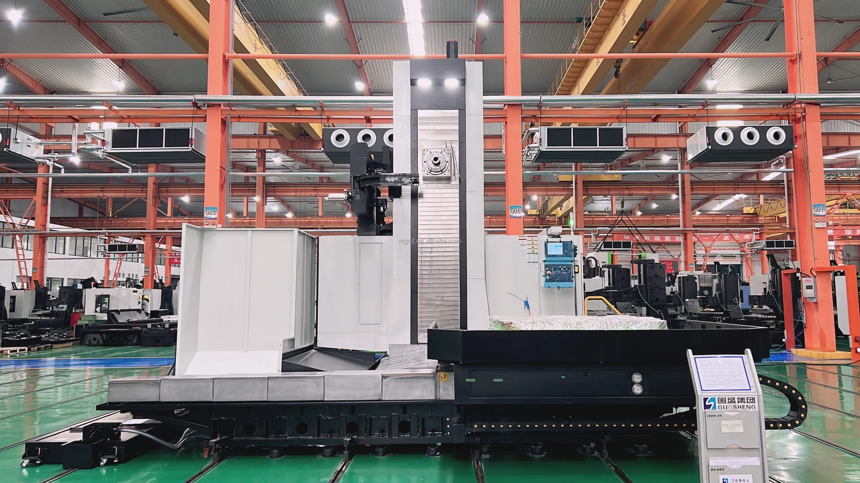 Dbm110 Auto Horizontal Boring And Milling Machine With Small Engine ...