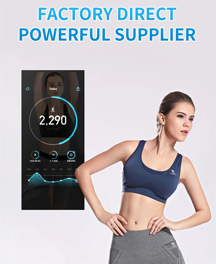 55inch Sexy Workout Mirror Digital Signage And Display Fitness Mirrors ...