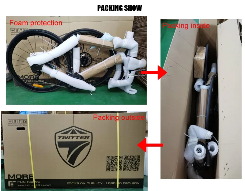 2024 Twitter Full Hydraulic Disc Brake Carbon Road Bike 700c Aero ...