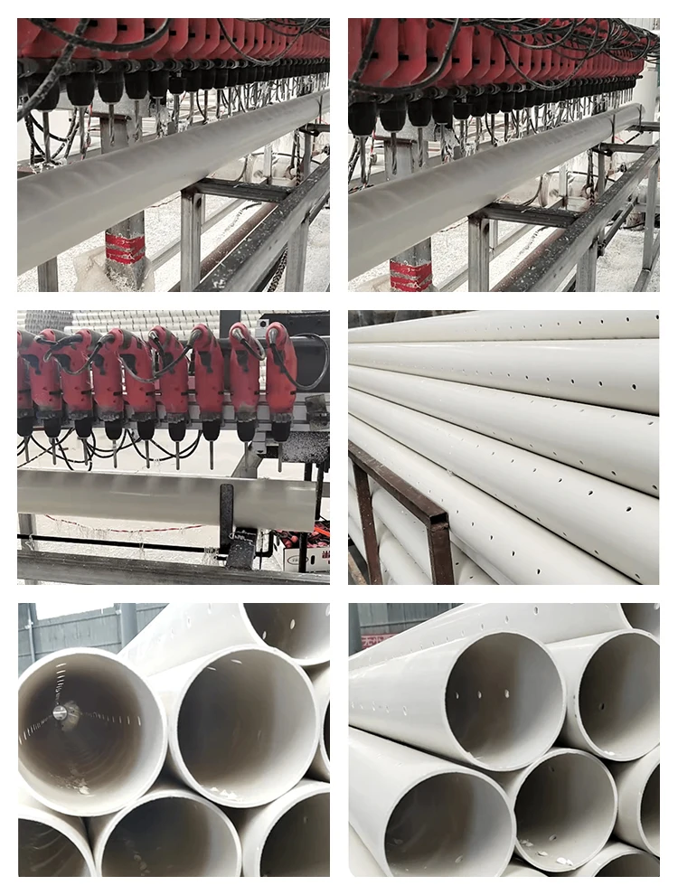 Perforated PVC 100mm Drain Pipe for Water Well, Anti-UV & High Pressure ...