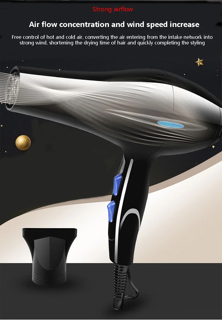 Professional Hair Blow Dryer Set - High Power & Efficiency