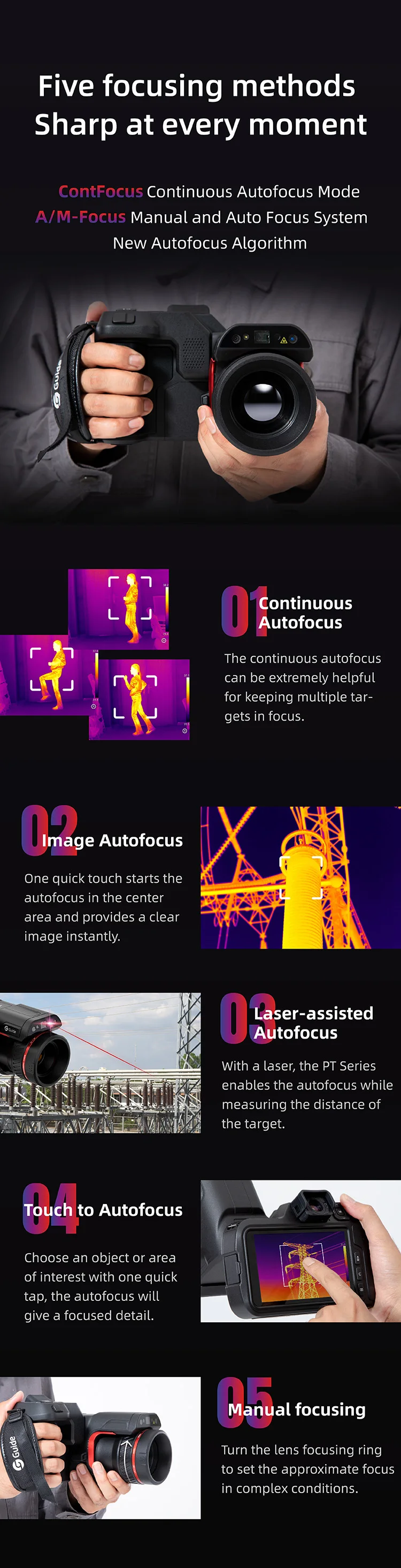 Guide Sensmart PT870 Thermal Imaging Camera for Research