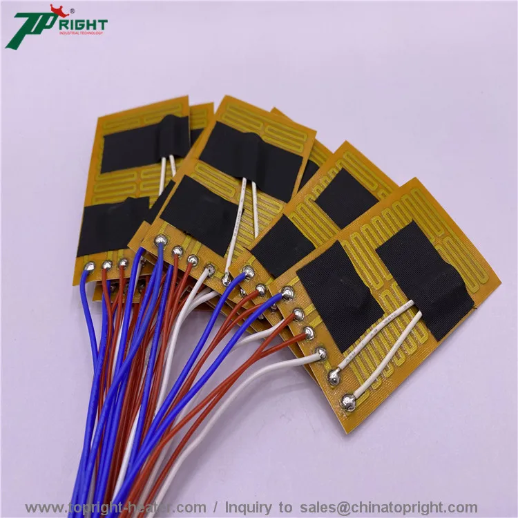 75x45mm 12v 20w With Thermistor Kapton Heating Pad - Buy Kapton Heater ...