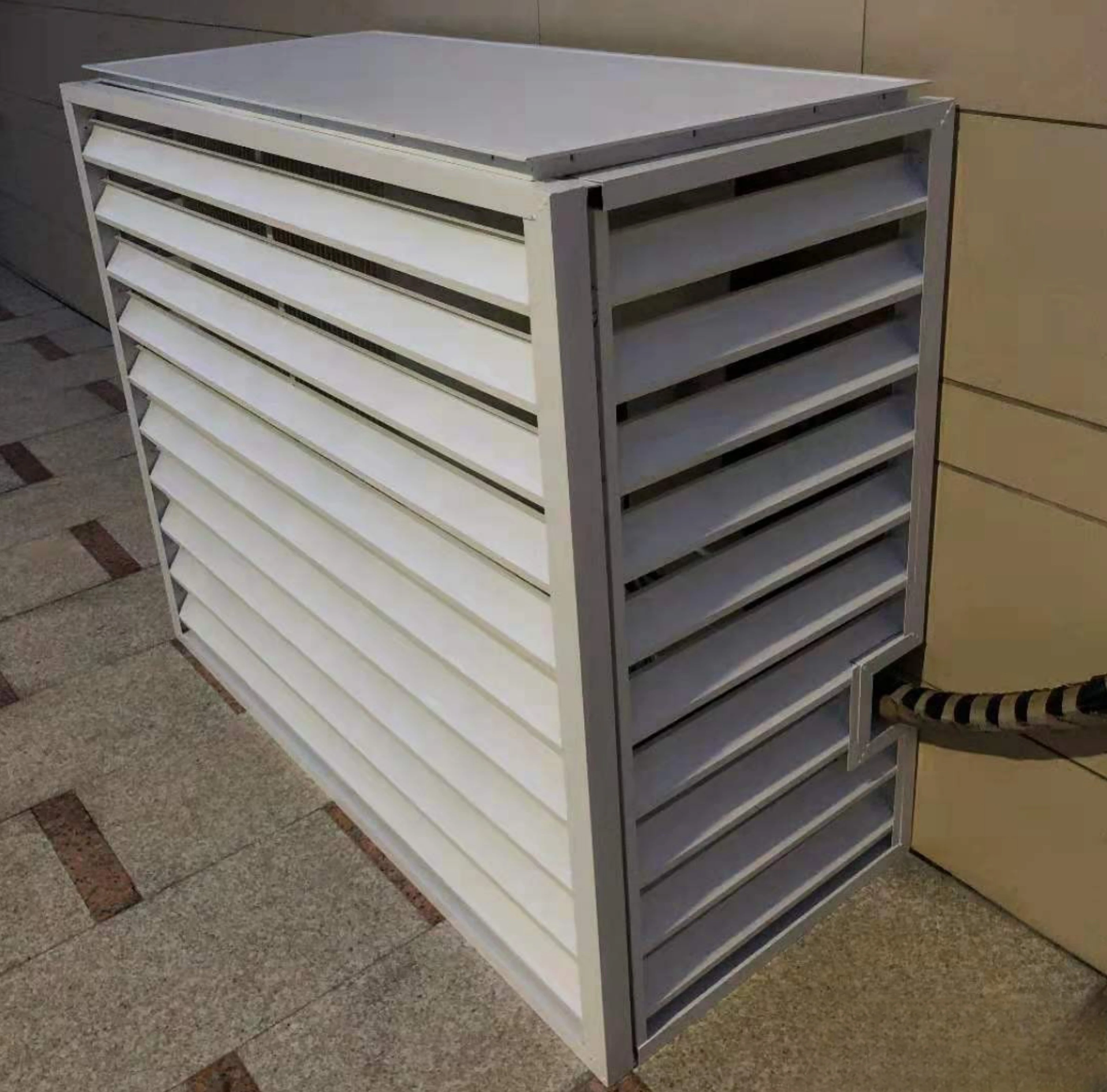Modern Outdoor Aluminum Air Conditioner Cover Metal Conditioner Protect ...