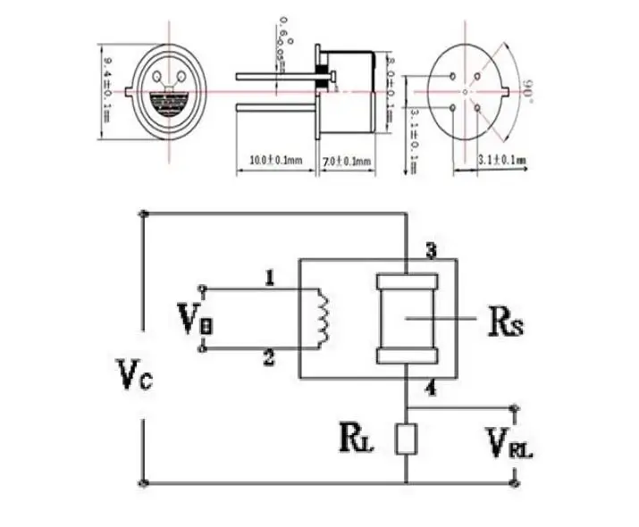 Mp4 Gas Sensor Mp 4 Methane Sensors Detecting Combustible Methane Air At Semiconductor