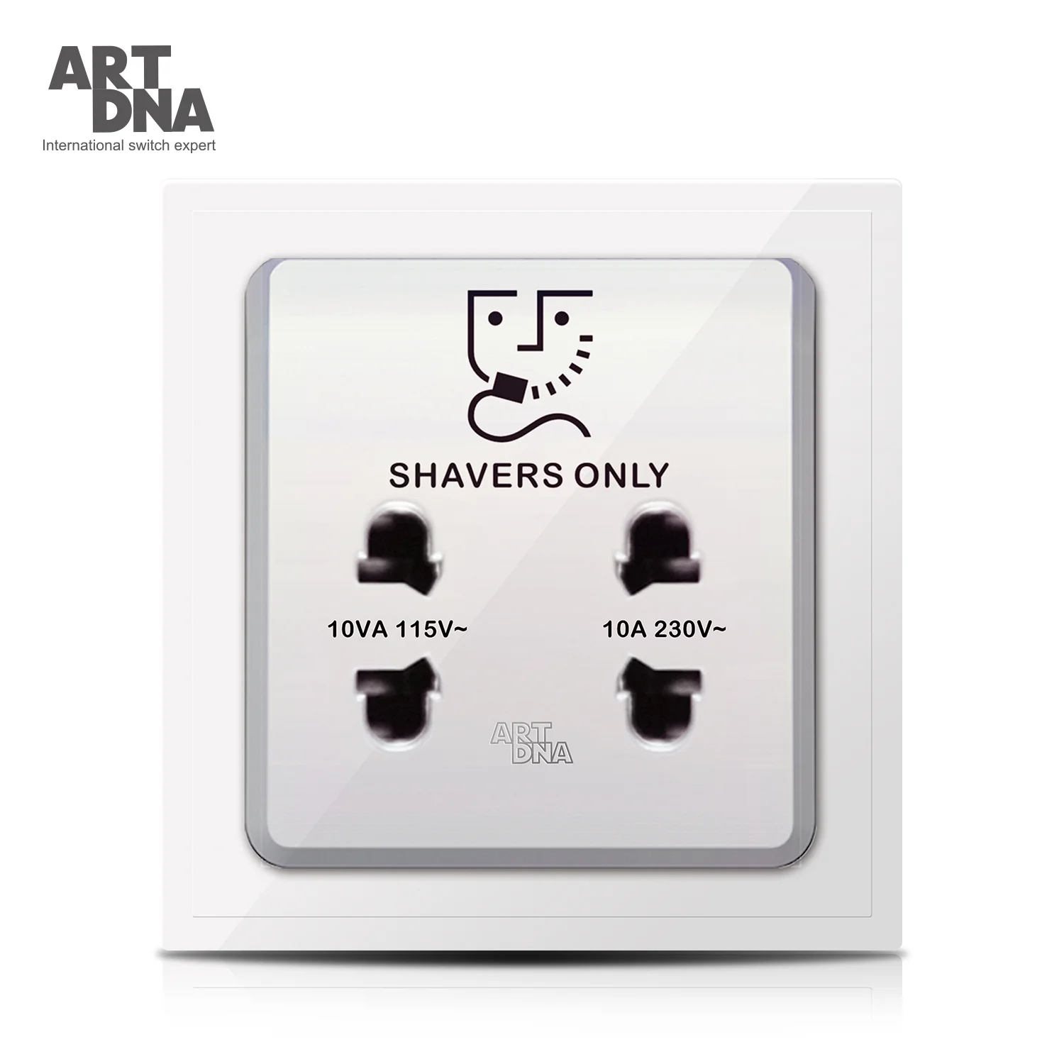 Universal Shaver 115v 4pin Socket 230v Shaver For Hotel Switches And ...