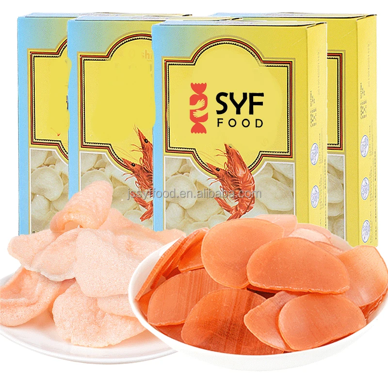 Chinese Casual Seafood Snack - Uncooked Dried Prawn Crackers
