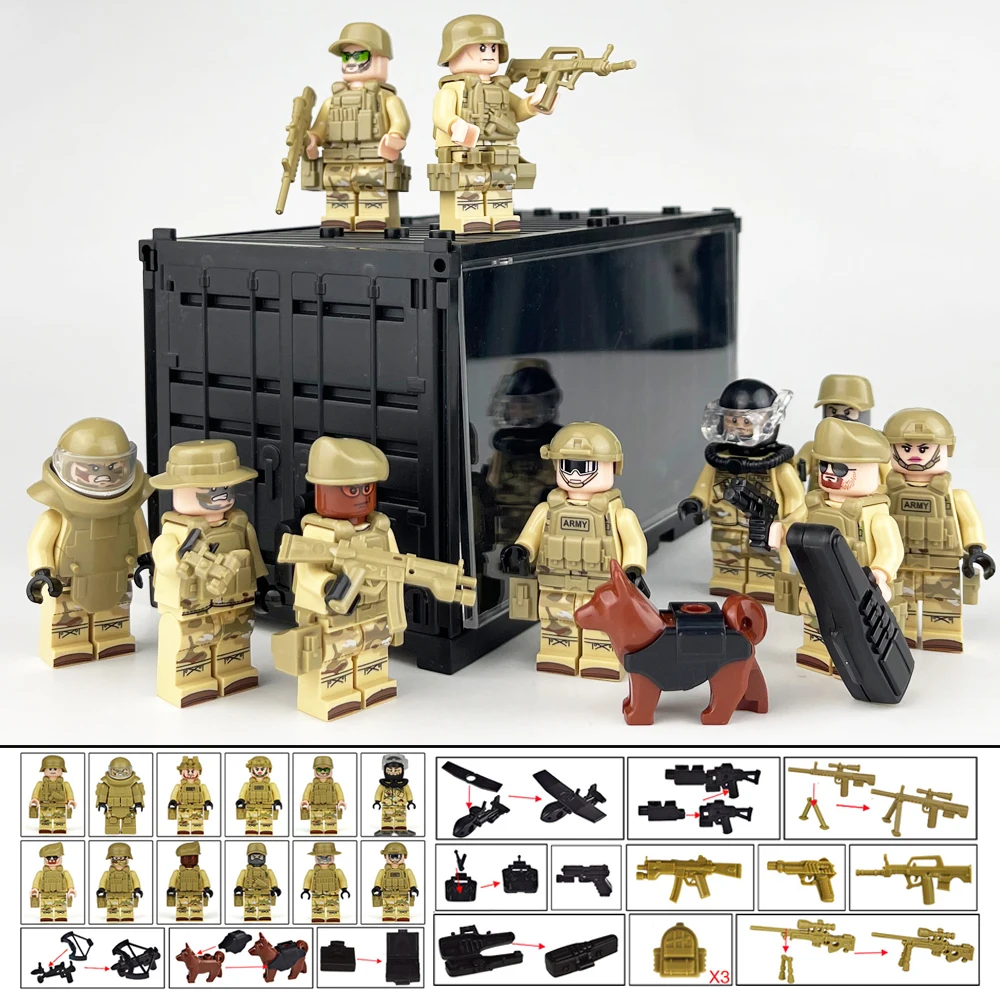 Ghost Force Toys - Military Building Blocks Figure Set