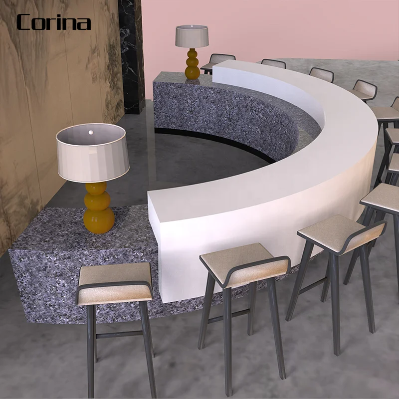 Curved Retail Bar