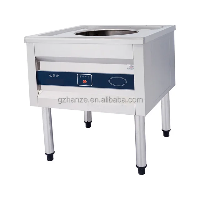 4 Holes Electric Dim Sum Steam Cooker - High Productivity