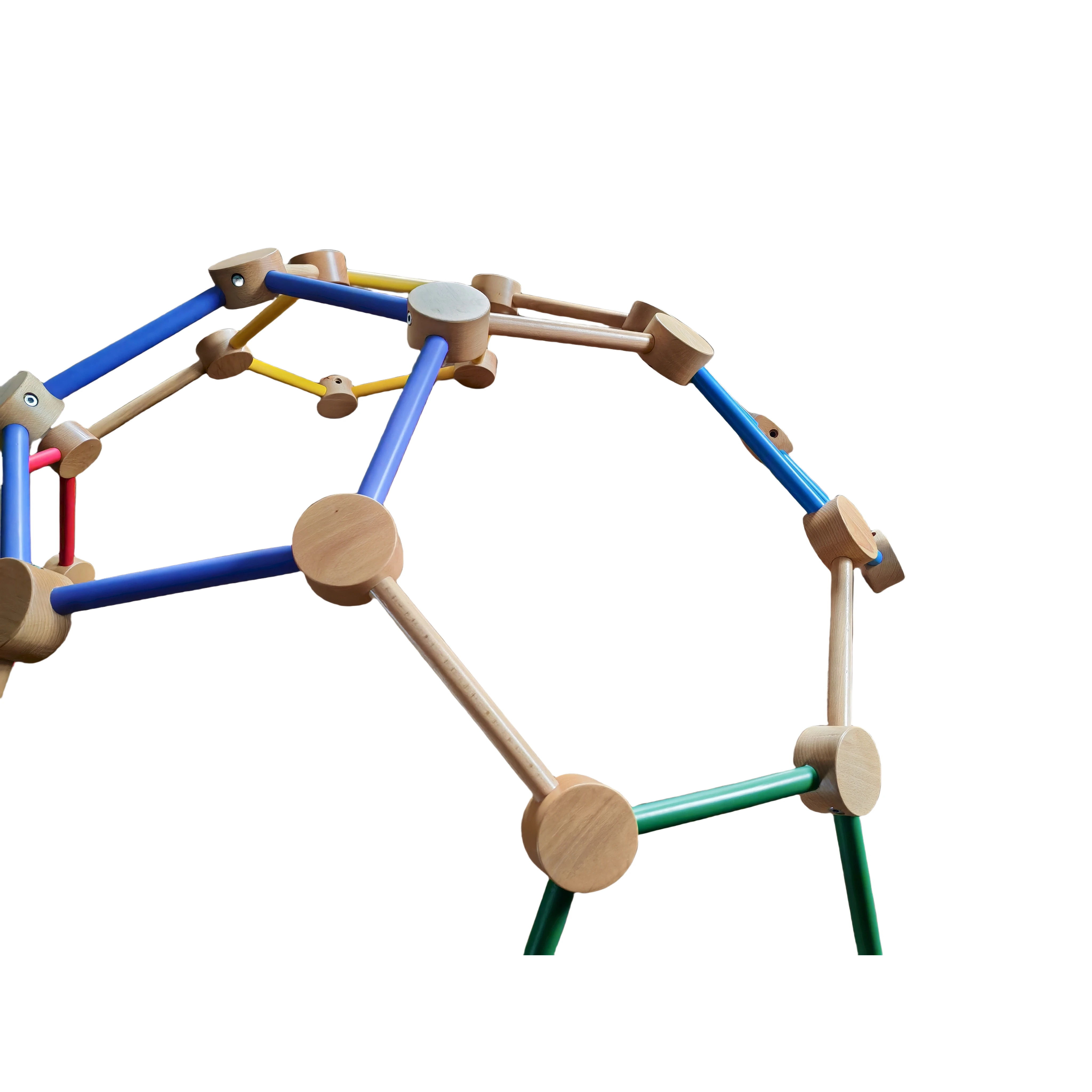 Wholesale Large Wooden Climbing Dome Non-Toxic Natural Play Structure ...