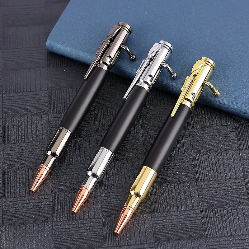 SHULI Bolt Action Tactical Pen Promotional Gifts Bullet Shaped Pen ...