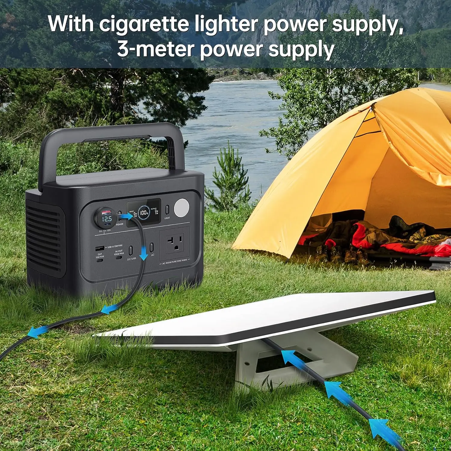 For Starlink Mini 12V-24V Waterproof Car Charger to DC Power Cable for ...