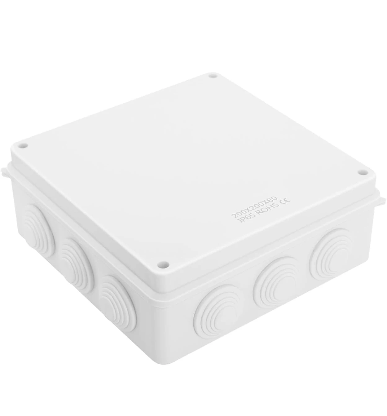 Fscat 255x200x80mm Plastic Junction Box Waterproof Electrical ...
