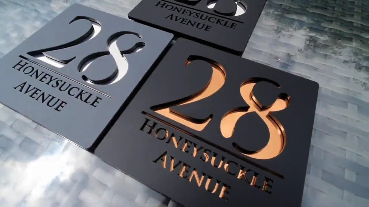 Decorative Metal Cutouts Powder Coating Metal Signage Custom Stainless ...