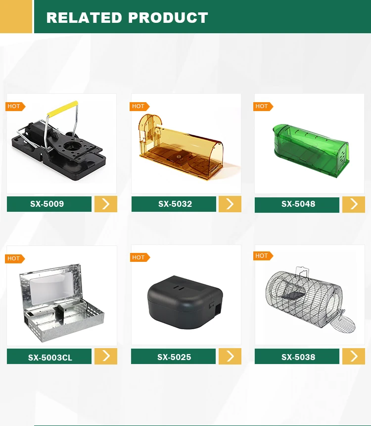 Bait Station Rodent Control Rat Metal Sustainable Plastic Box Trap Mice ...