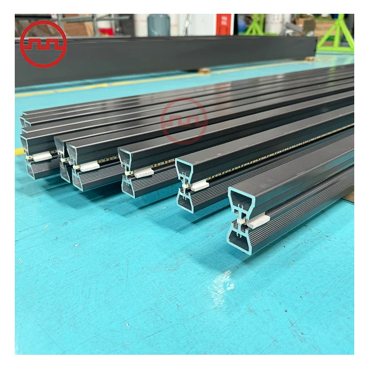 Modern LED Light Wall-Mounted Aluminum Ladder Storage Racks Glass ...