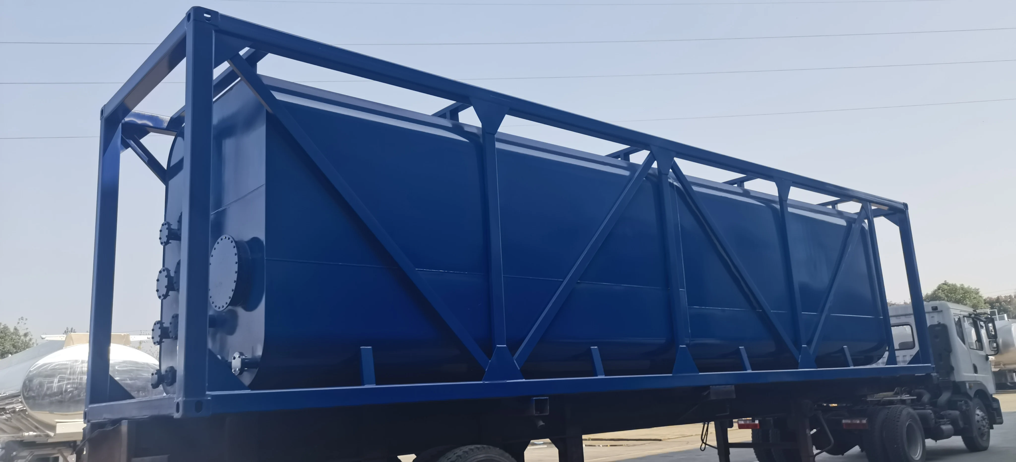 Customized 40ft Iso Tank Container Polluted Water Transport With ...