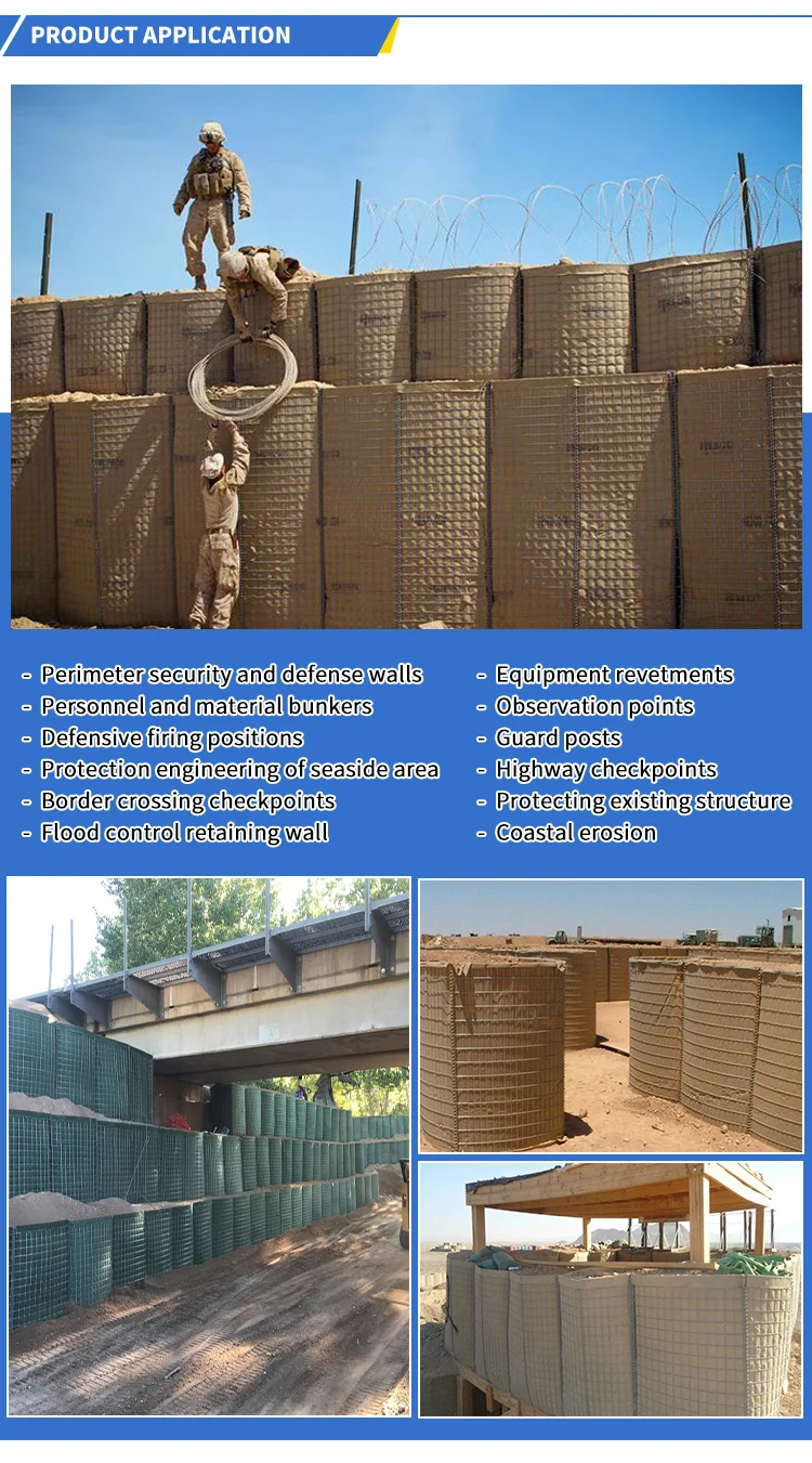 Welded Mesh Flood Control Barriers Galvanized Welded Wire Mesh ...